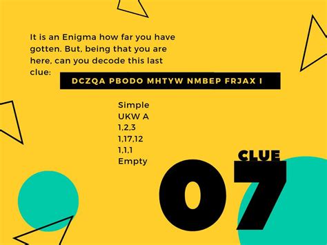 Unsure Of Code For Work Based Scavenger Hunt Alphabetically Based Code