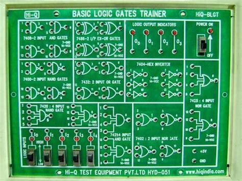 Basic Logic Gate Trainer At Best Price In Hyderabad By Hi Q Test Equipment Private Limited ID