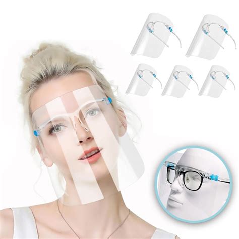 เฟสชิว Face Shield หน้ากากใสคลุมหน้า ช่วยป้องกันละอองฝอย Faceshield เฟชชิว เฟซชิว เฟสชิลด์ 3c