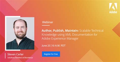 Webinar Author Publish Maintain Scalable Technical Knowledge Using Xml Documentation
