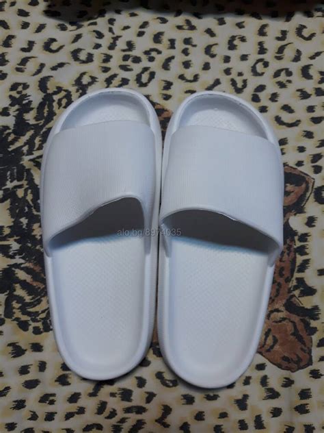 Бели летни чехли Eu 38 Джапанки Дамски Бял Обувки Бургас Дамски бели летни чехли мат