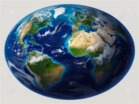 Premium Photo Blue Planet Earth Isolated On White Background Clipping Path Elements Of This