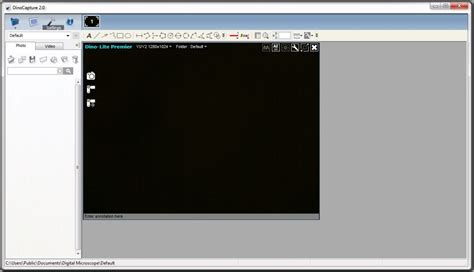 Dinocapture Software Window Is Black — Dino Lite Digital Microscope