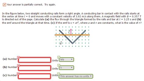 Solved In The Figure Below Two Straight Conducting Rails Chegg Com