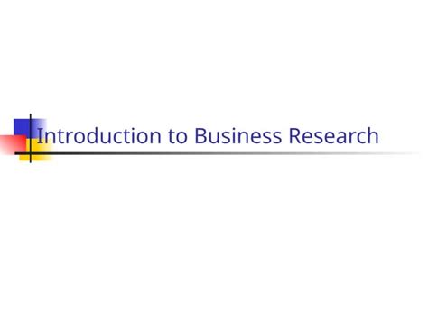 Brm Business Research Method Session 1bppt