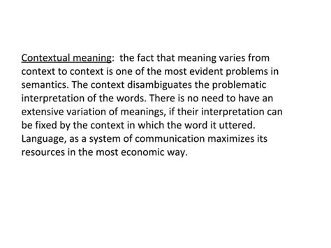 Unit 1 Semantics Ppt