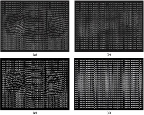 Simulation Results Of Text Message Distortion Correction A Download Scientific Diagram