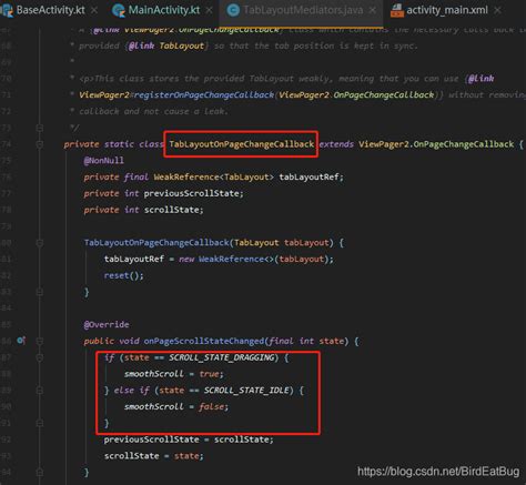 Android Viewpager Tablayout Tablayoutmediator Attached