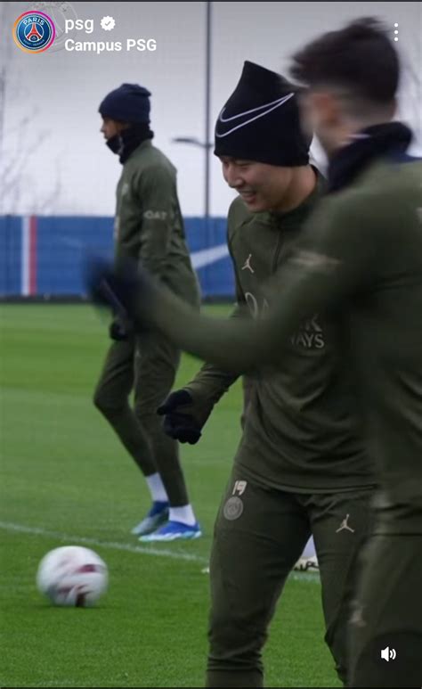Psg 이강인 훈련 스샷 해외축구 에펨코리아