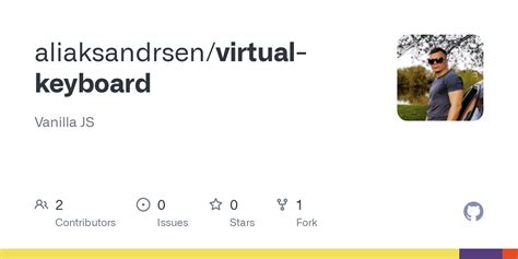 Github Aliaksandrsenvirtual Keyboard Vanilla Js