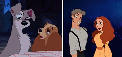 Anthropomorphic Disney Characters