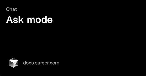 Agent Ask Edit Discussions Cursor Community Forum