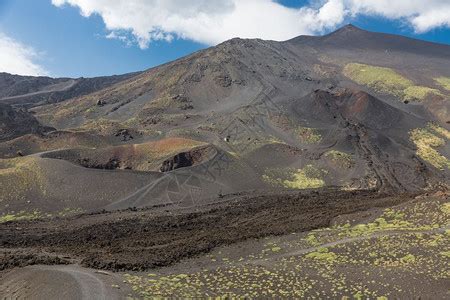 在意大利西里埃特纳火山坑之间多镜头缝合全景高清图片下载 正版图片307274929 摄图网