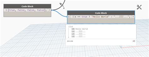 Ifelse Node With 2 Outputs Lists Logic Dynamo