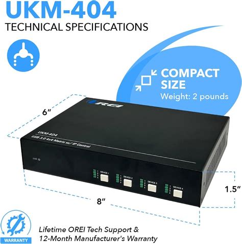 Orei Usb 3 0 4x4 Matrix Peripheral Sharing Switch Share 4 Usb Devices