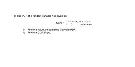 Solved Question Points A The Distribution CDF Of A Chegg