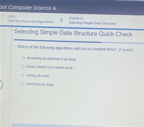 Solved Ool Computer Science Aunit 3data Structures And