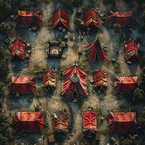 10 Gridless Carnival Circus Battle Maps Vtt Pack For Dnd Pathfinder