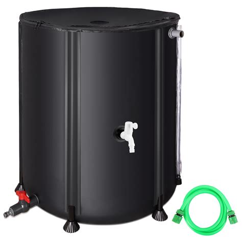 Buy Rain Barrel Water Collection System Anti Collapse 53 Gallon Portable Water Storage Tank