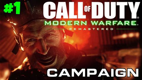 Call Of Duty 4 Modern Warfare Campaign Remastered Play Throughpart 1