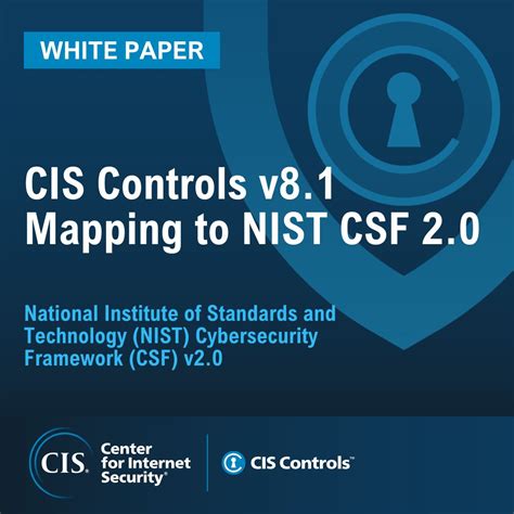 Cis Controls V8 1 Mapped To Nist Cybersecurity Framework Cis Critical Security Controls Posted