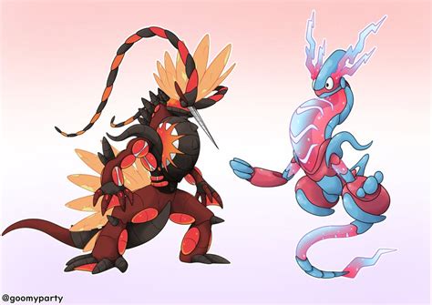 Koraidon Miraidon Porygon And Buzzwole Pokemon Drawn By Goom