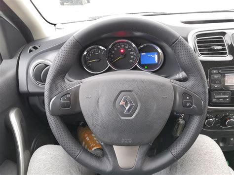 Перетяжка руля — Renault Logan (2G), 1,6 л, 2014 года | стайлинг | DRIVE2