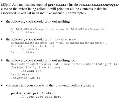 solved public class ourlinkedlist