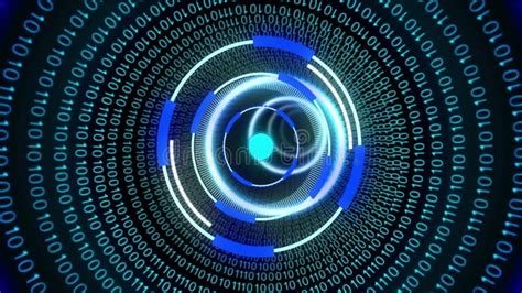 Animation Of Scope Scanning And Data Processing Over Binary Coding