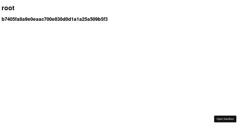 Merkletreejs Codesandbox