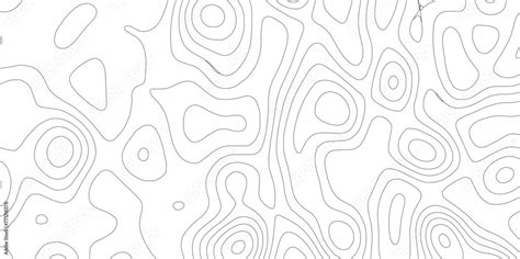 Abstract Background With Topographic Map White Background The Stylized Height Of The