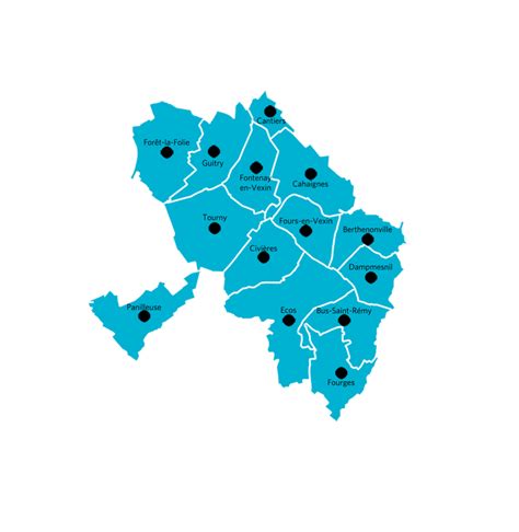 Carte Vexin Sur Epte Commune De Vexin Sur Epte