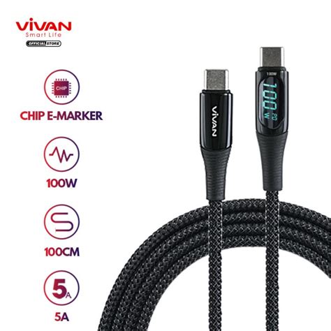 Jual Vivan Kabel Data Type C To Type C W Type C To Lightning W Vc Typec To Typec New