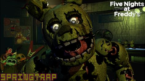 Blender Fnaf 3 Springtrap Render Poster By Xxmrtrapxx On Deviantart