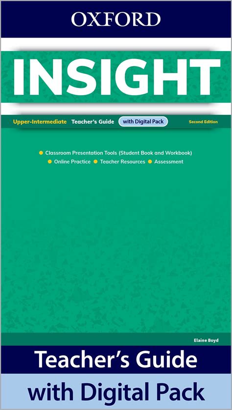 Insight Upper Intermediate Teachers Guide With Digital Pack 2nd