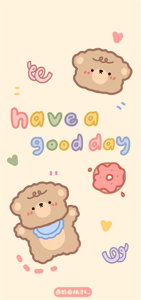 卡通 手机壁纸 可爱 Cr：奶油桃子k