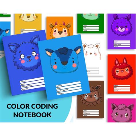 Color Coding Notebooks Writing Notebook Shopee Philippines
