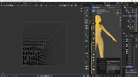 Texturing How To Make A Uv Map For A Guilty Gear Style Character Square Uv Mapping