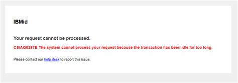 csiaq0287e the system cannot process your request because the