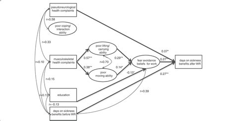 Parameter Estimates For The Final Model The Circles Represent Latent