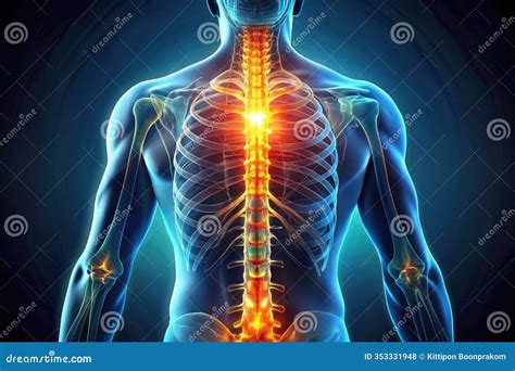 Spinal Stenosis Medical Condition Stock Illustration Cartoondealer