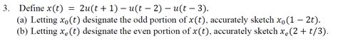 3 Define X T 2u T 1 U T2 U T3 A Letting Chegg Com