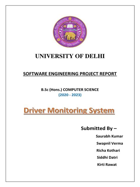 Driver Monitoring System1 Pdf Software Testing Use Case