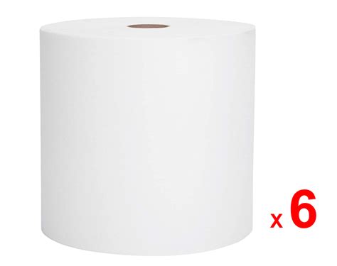 สก๊อตต์ กระดาษเช็ดมือแบบม้วน หนา 1 ชั้น แผ่นกว้าง 20 ซม 305 เมตร X 6 ม้วน ลัง ยกลัง Makro Pro