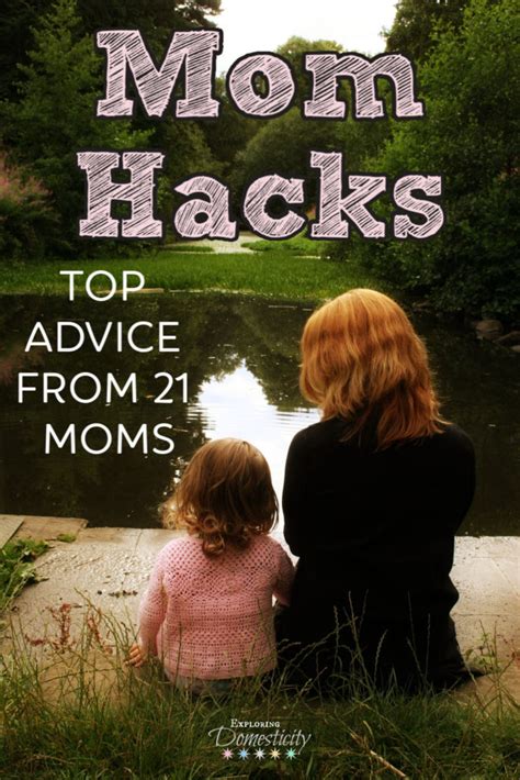 Top Mom Hacks From 21 Different Moms ⋆ Exploring Domesticity