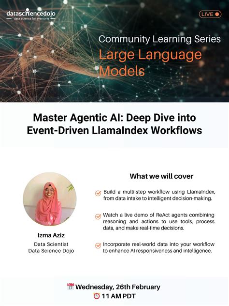 data science dojo on linkedin aiworkflows agenticai llamaindex reactagents aiapplications