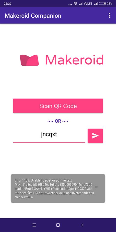 Live Testing Error Discuss Kodular Community