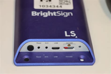 Brightsign Ls424 Media Player Ps Auction We Value The Future