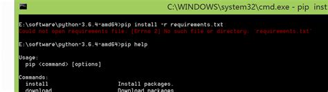 Python Installation Dependencies Pip Install R Requirementstxt