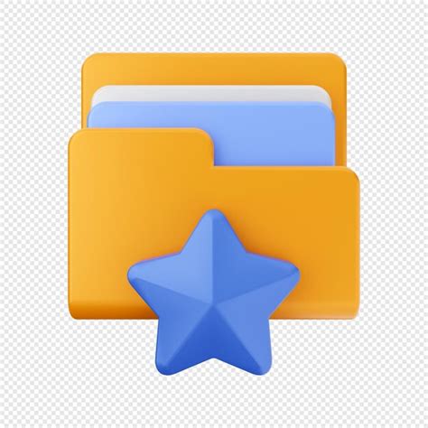 Premium Psd 3d Folder Data File Storage Icon Illustration